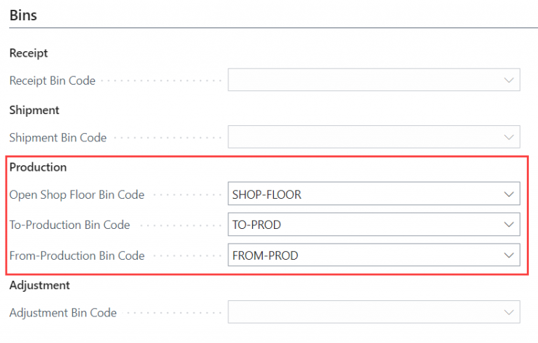 Bin ranking with basic warehousing – Business Central – Nirmala ...